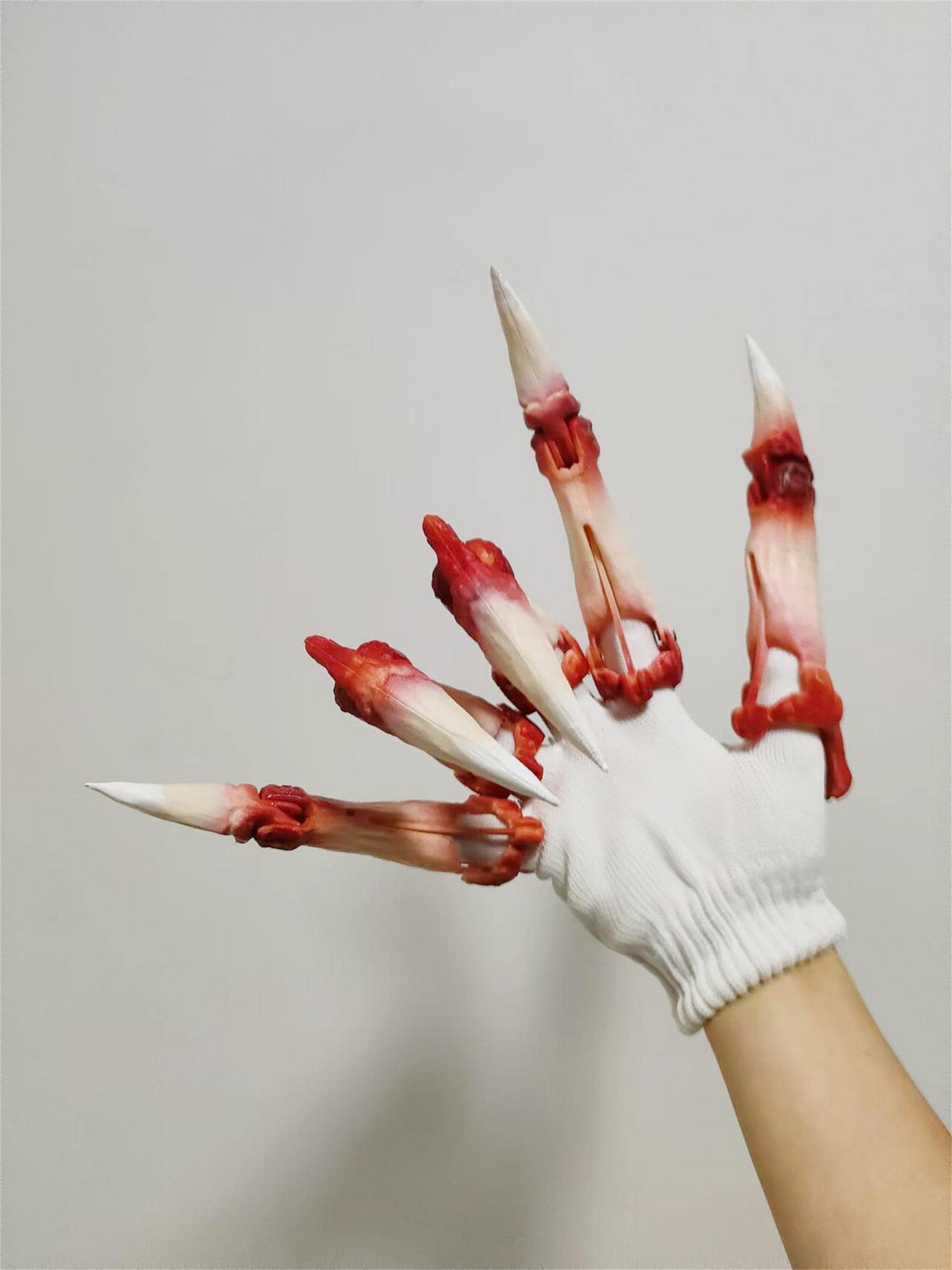 Gradient Black Skull Claws, Tech Paws Claw, Robot Blades Fingers ...