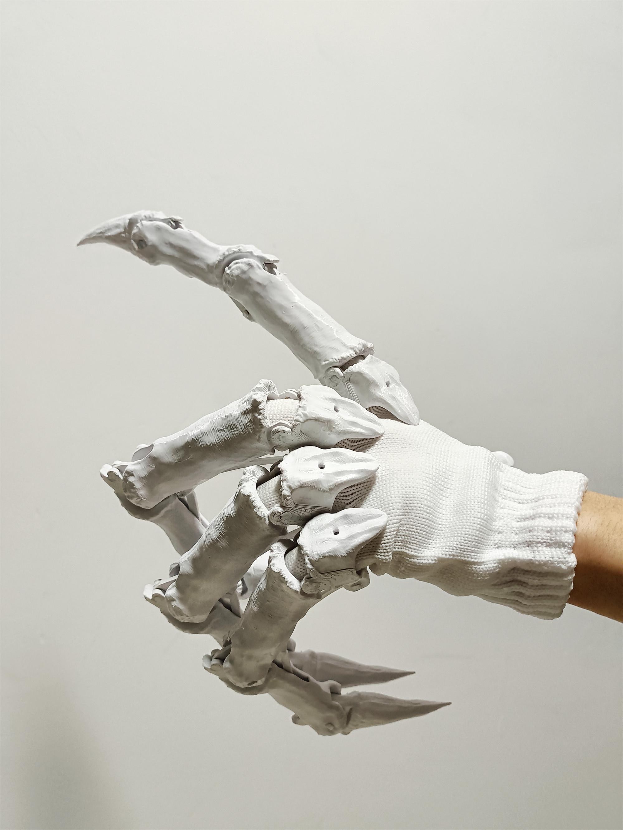 White Skull Claws, Tech Paws Claw, Robot Blades Fingers, Mechanical ...