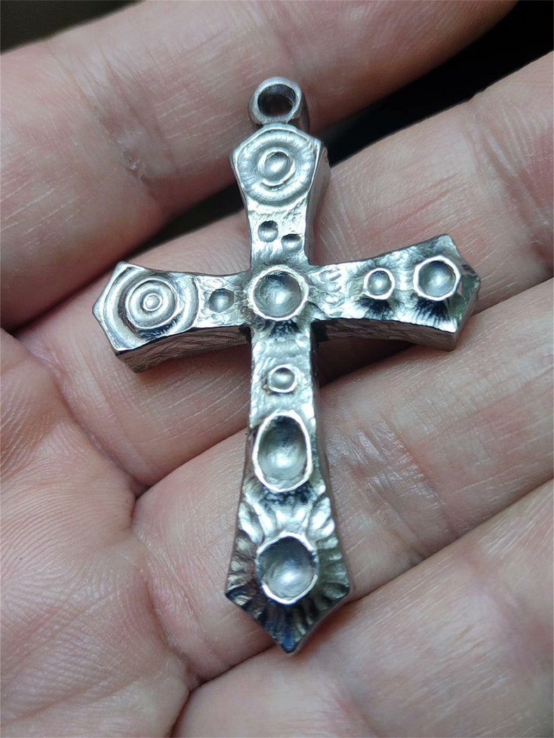 Custom Cross Necklace,handmade Crucifixion Necklace,pure Titanium Cross ...