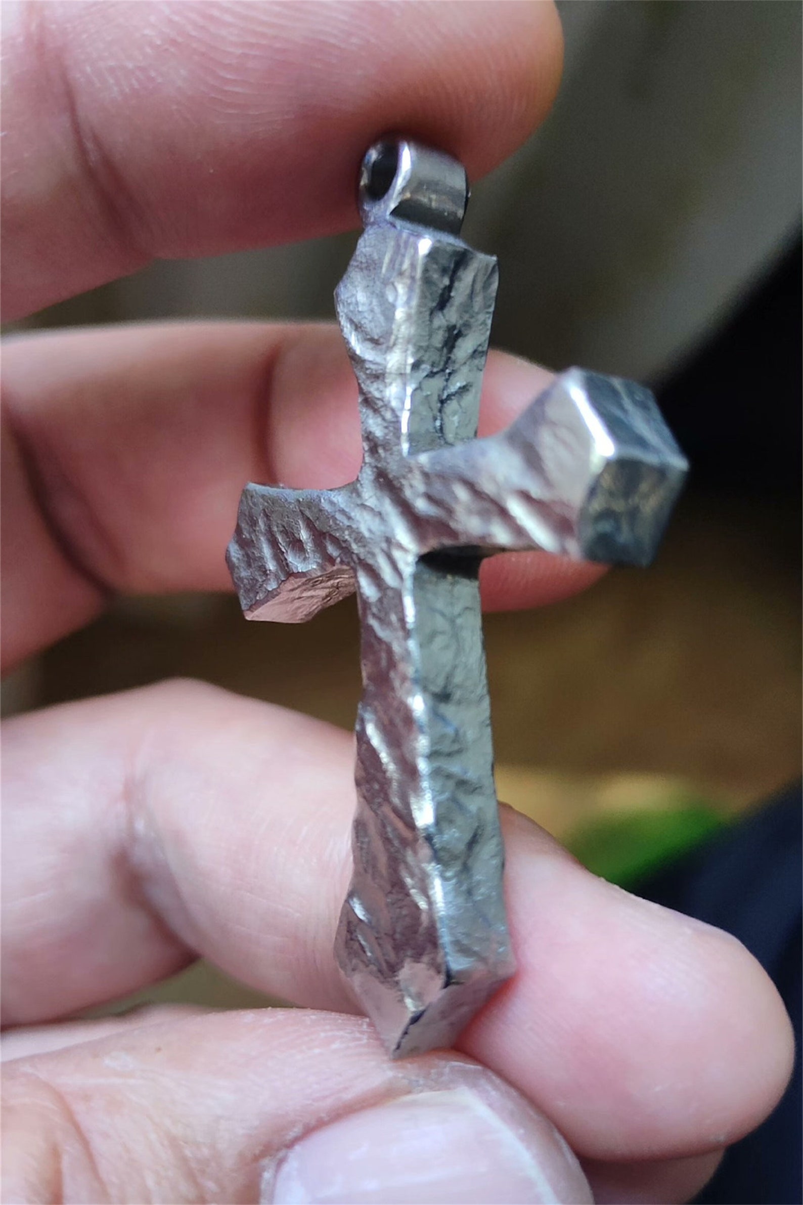 Custom Cross Necklace,handmade Crucifixion Necklace,pure Titanium Cross ...