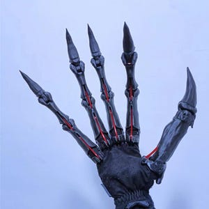 Black Skull Claws, Tech Paws Claw, Robot Blades Fingers, Mechanical ...