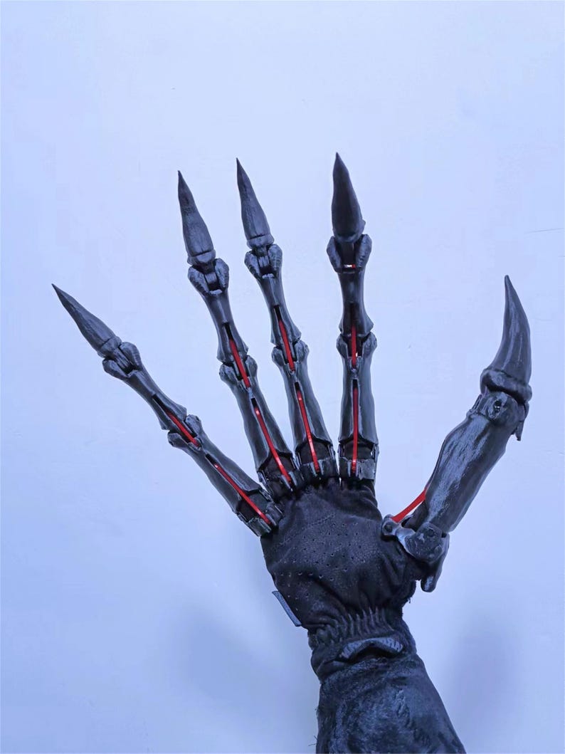 Black Skull Claws, Tech Paws Claw, Robot Blades Fingers, Mechanical ...