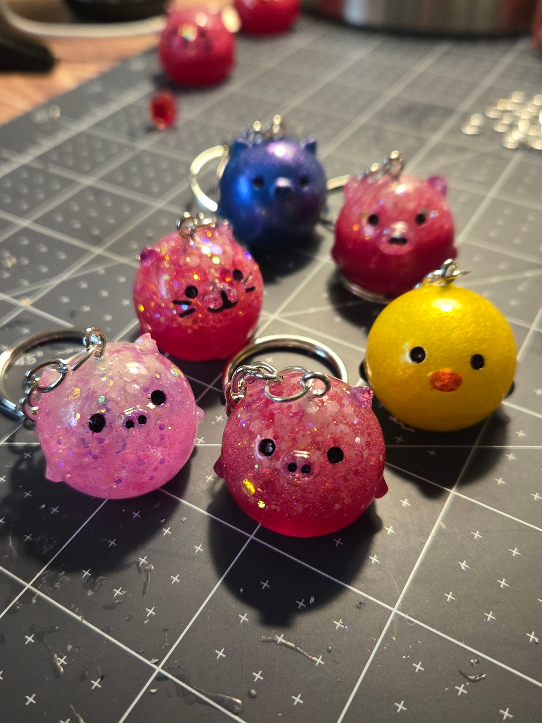 Cute Animal Key Chains - Etsy