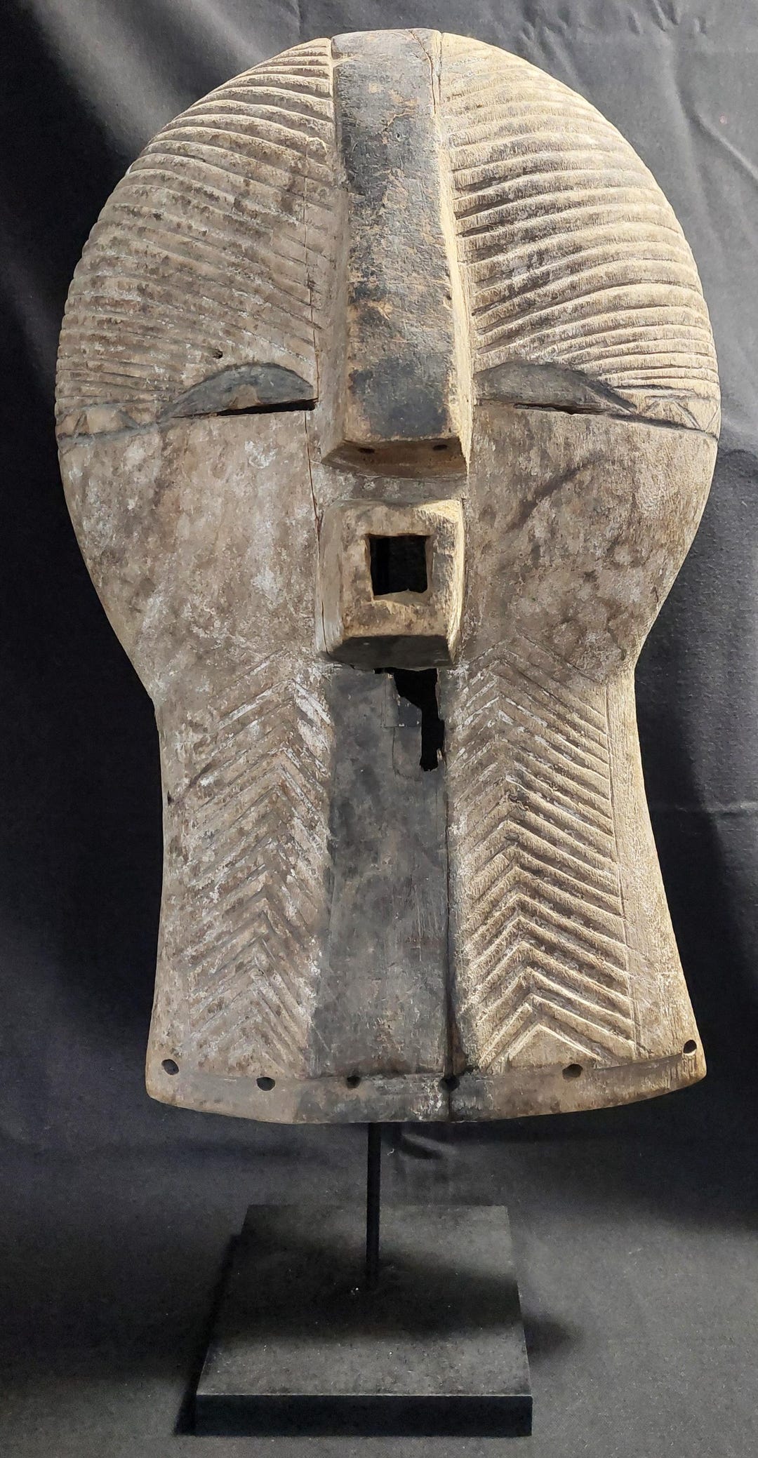 Luba Baluba Kifwebe Mask, Congo DRC, Mid-20th Century, 47 Cm - Etsy