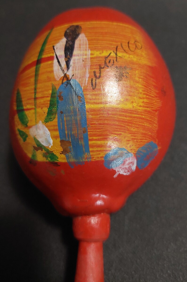Maraca Maracas Folk Art Crafts Mexico - Etsy
