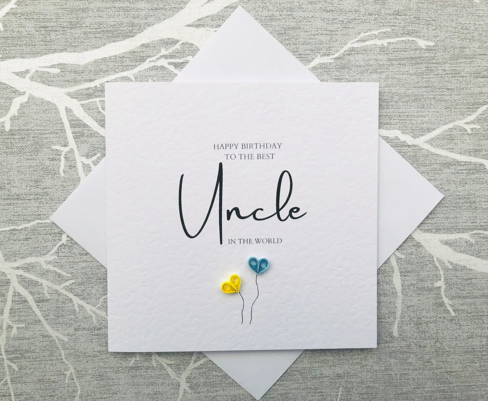 Uncle Birthday Card Happy Birthday Uncle a Card to Uncle - Etsy