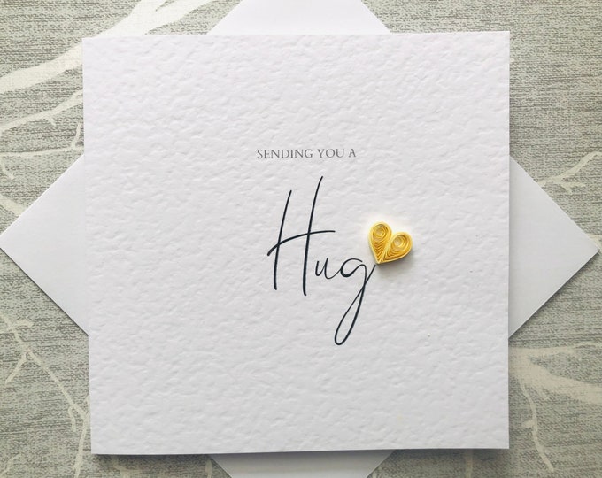 Sending BIG HUGS Card - Etsy UK