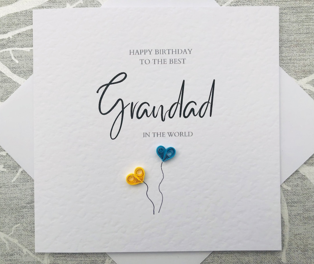 Grandad Birthday Card - Happy Birthday Grandad - a Card to Grandad on ...