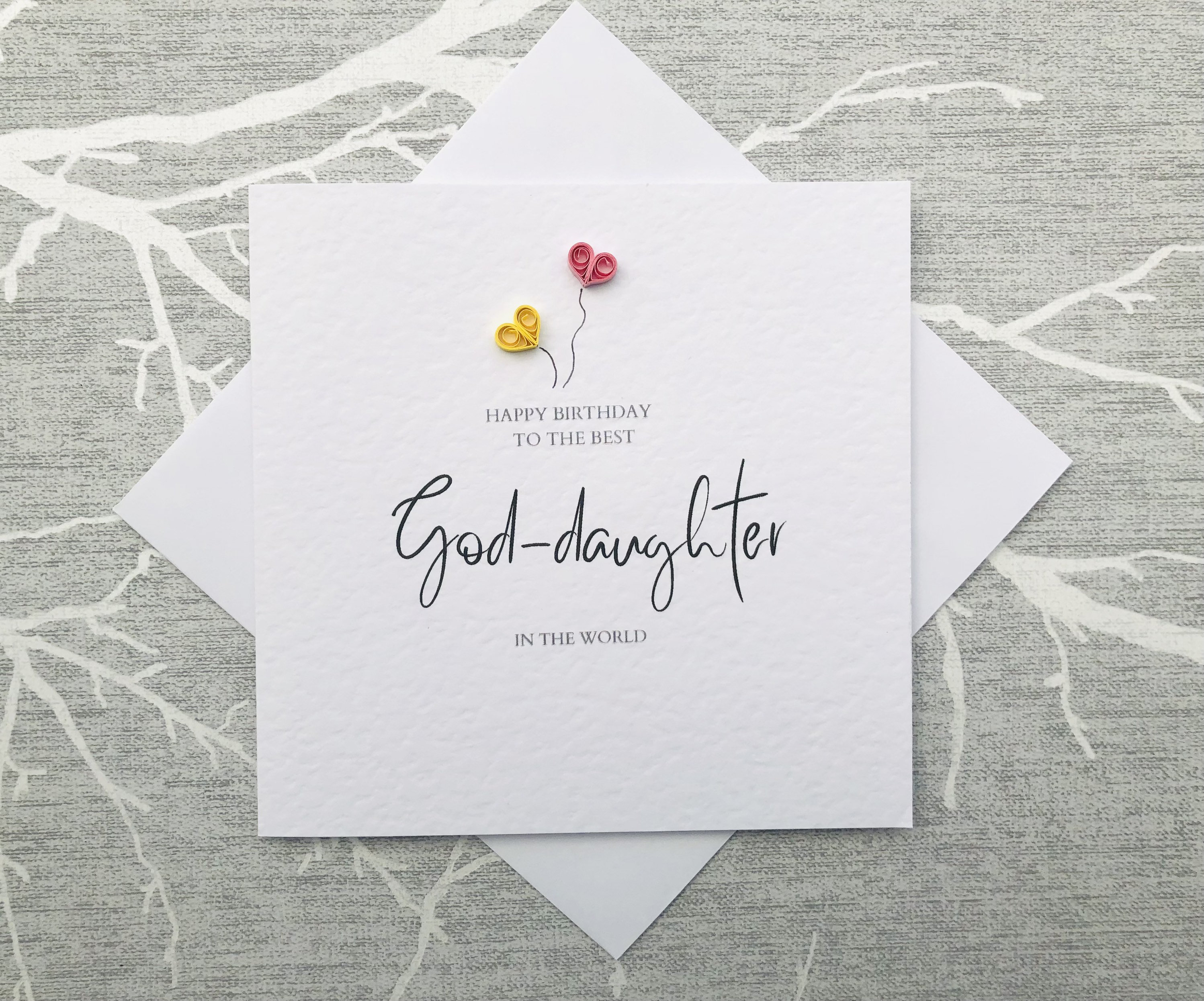 Goddaughter Birthday Card Happy Birthday Goddaughter a Card to ...