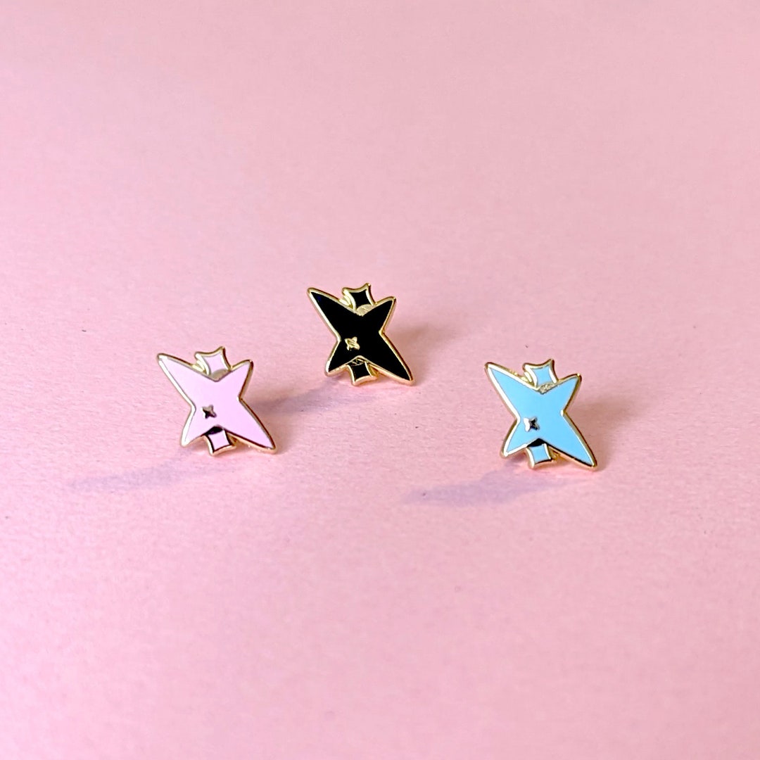 Sparkle V1 Mini Enamel Pins .5-inch Original Pin Set Cute Kawaii Filler ...