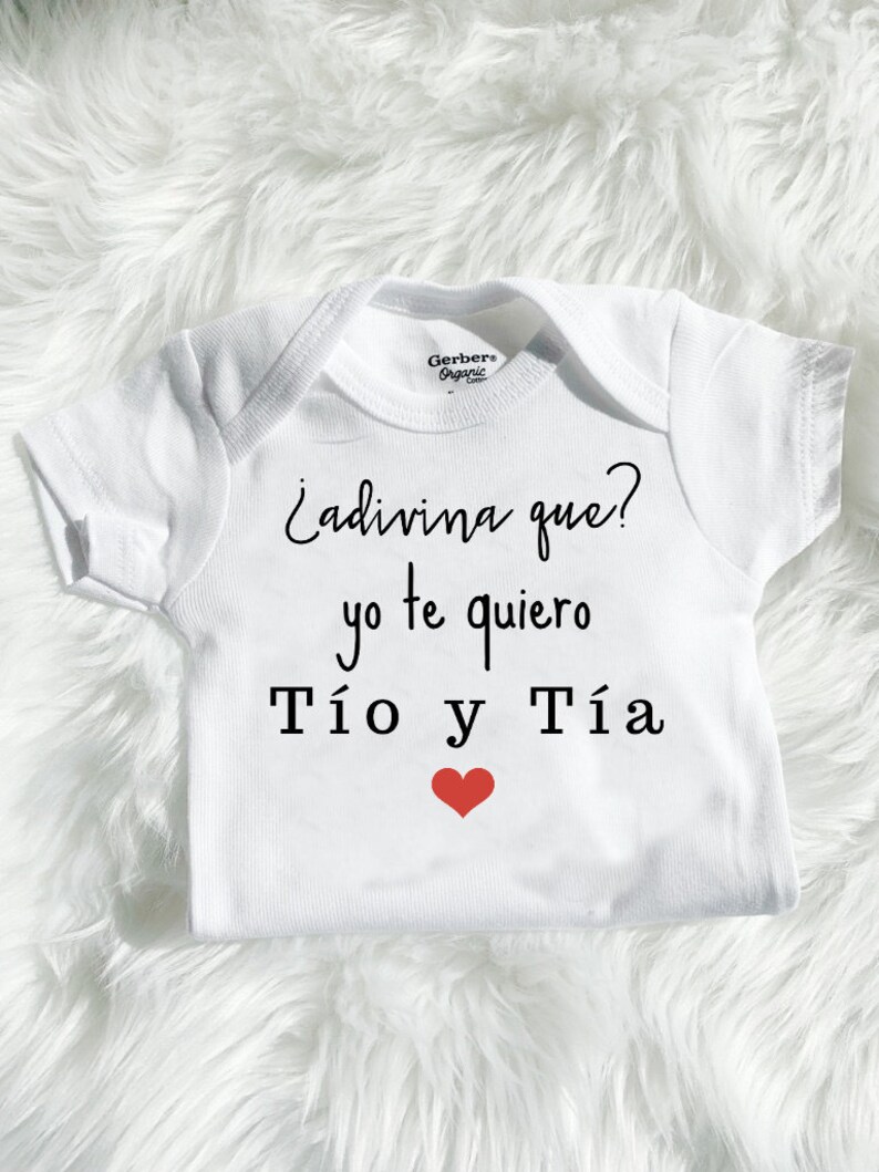 Tio y Tia Te Quiero Anuncio de Embarazo Spanish Pregnancy - Etsy España