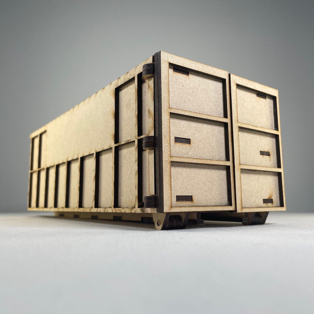 Roll-on / Roll-off Skip (RORO) - Flat Pack Model Kit by Curious Rabbit ...