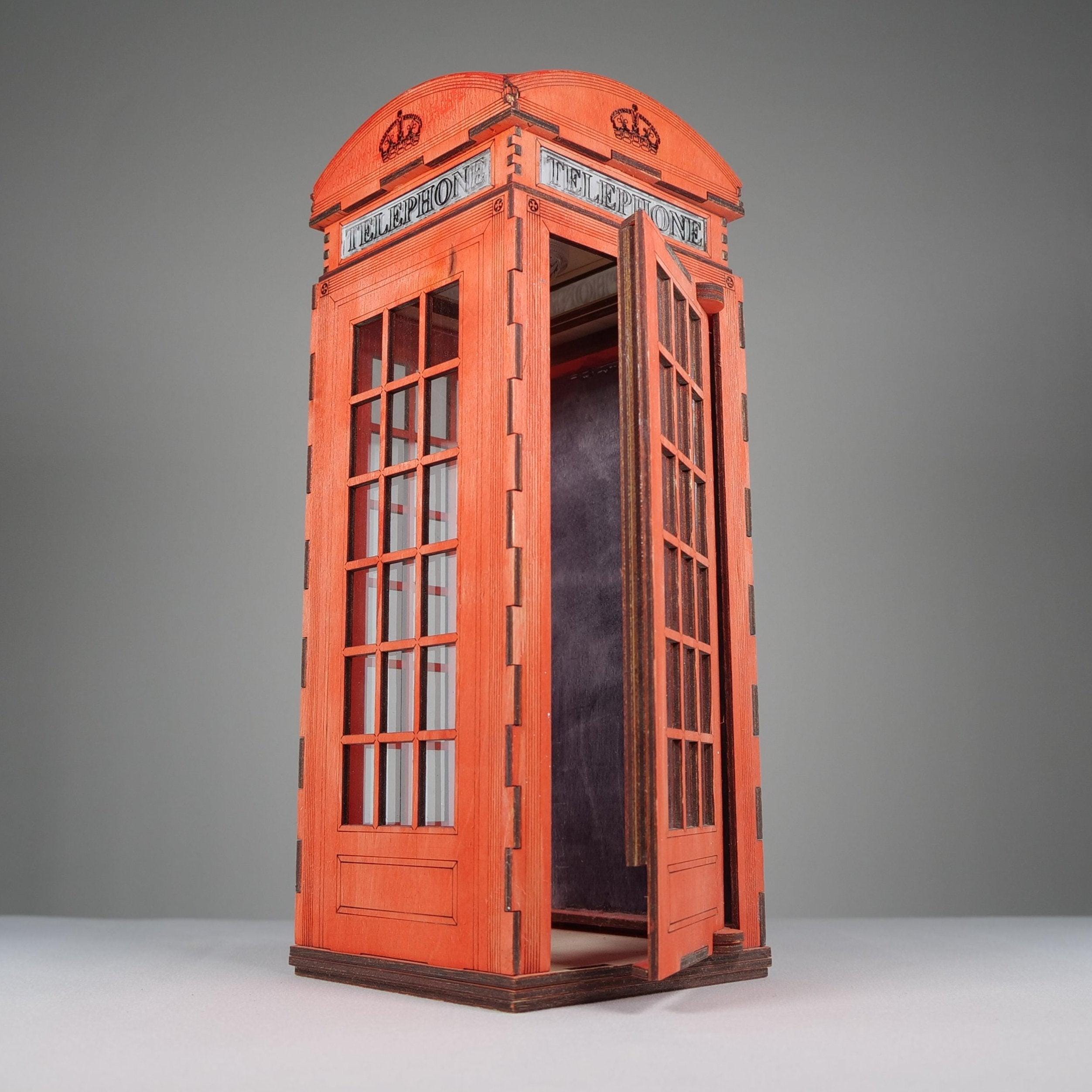 Telephone Box Etsy Original K6 Red Telephone Box