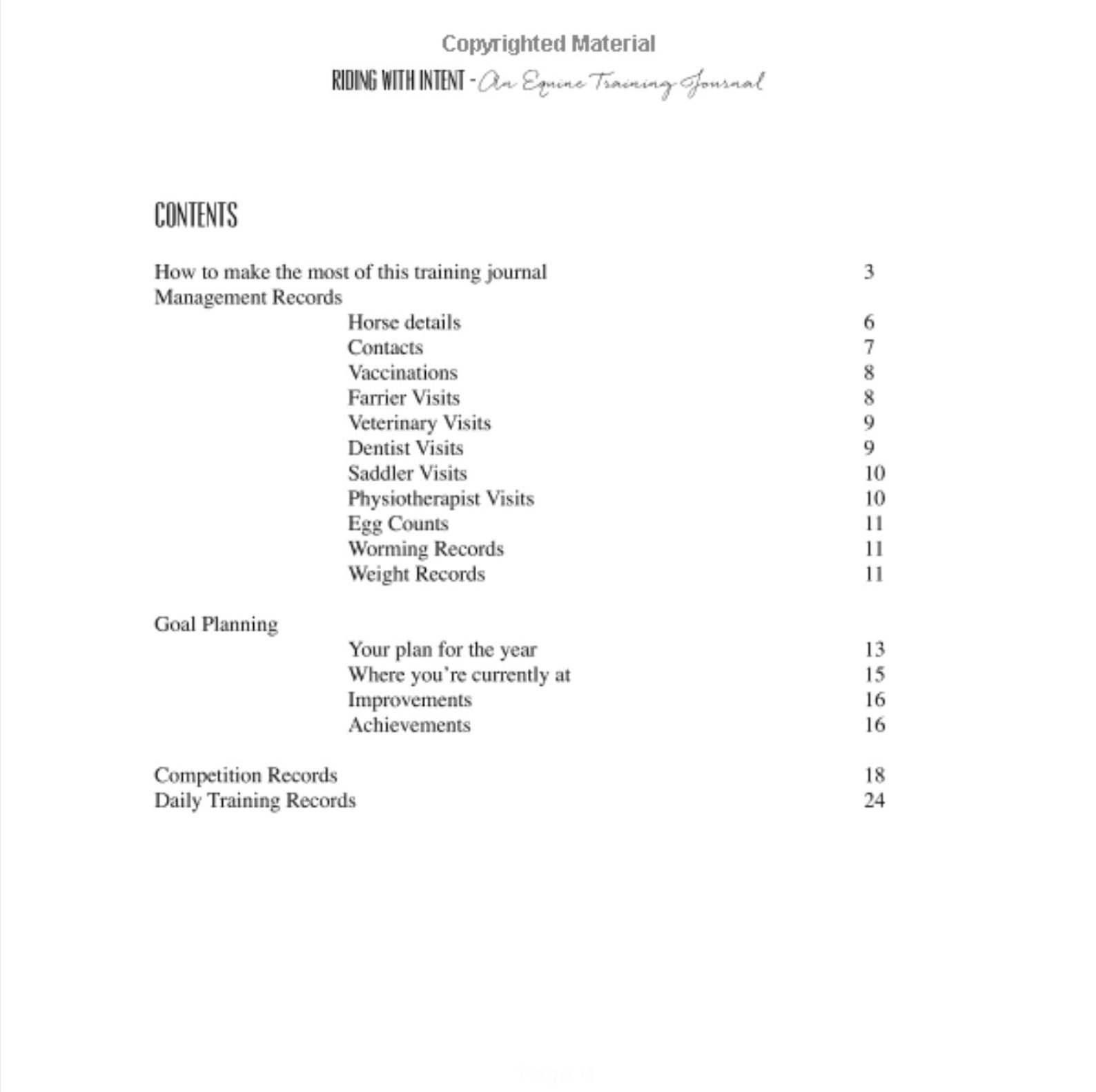 Horse Riding Journal - Riding With Intent - an Equine Journal - A ...