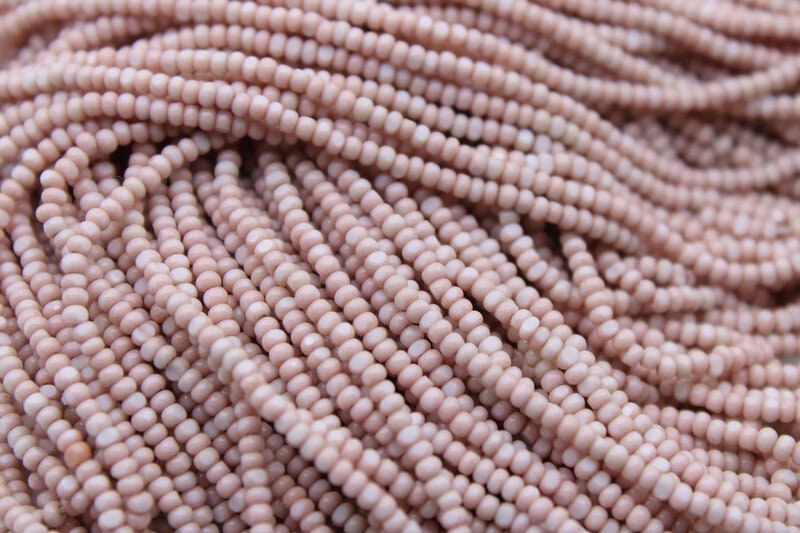 11/0 Charlotte Cut Beads, Light Cheyenne Pink 2 Perfect Facets 1/3/5 ...