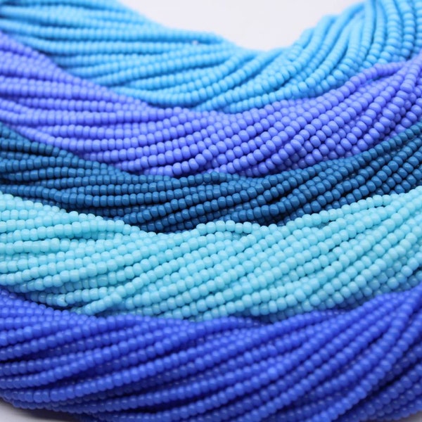 Shades of Blue Beads - Etsy