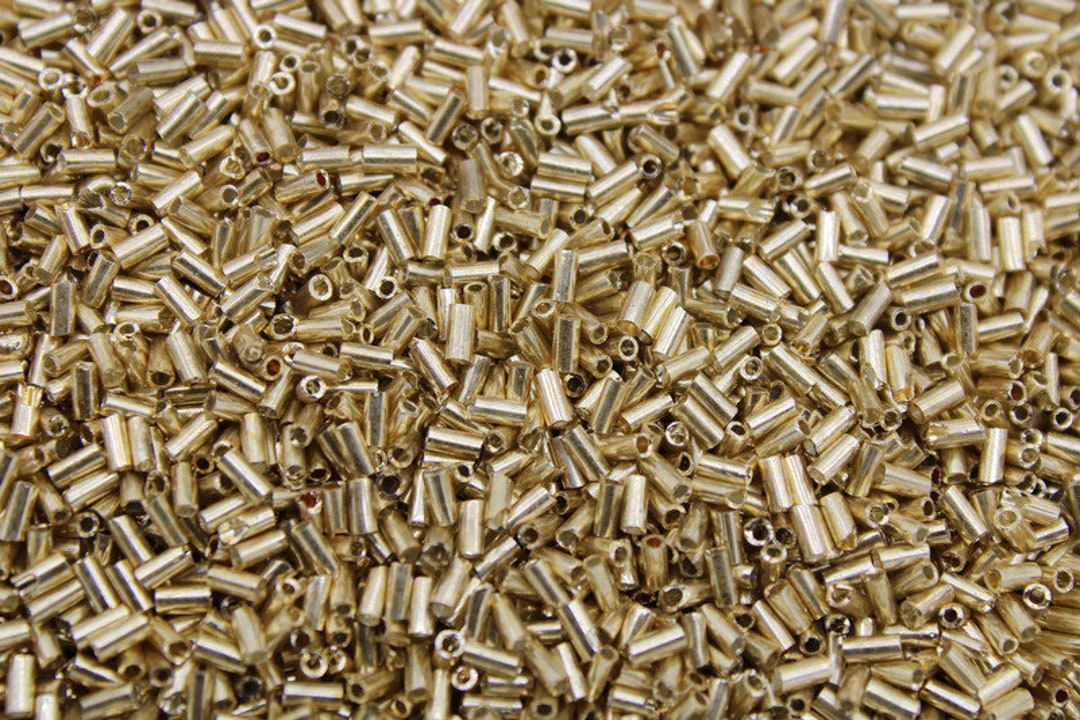 Czech Bugles, Size 3mm, Matte Gold, 10/20/50/100 Grams Pack, Czech Seed ...
