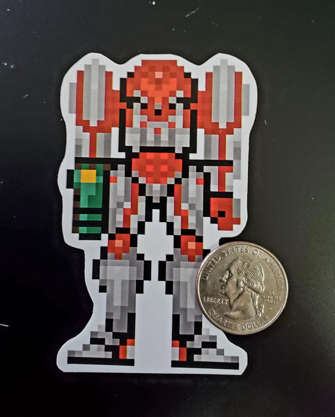 Dark Suit Samus Sticker From Metroid Prime 2: Echoes - Etsy