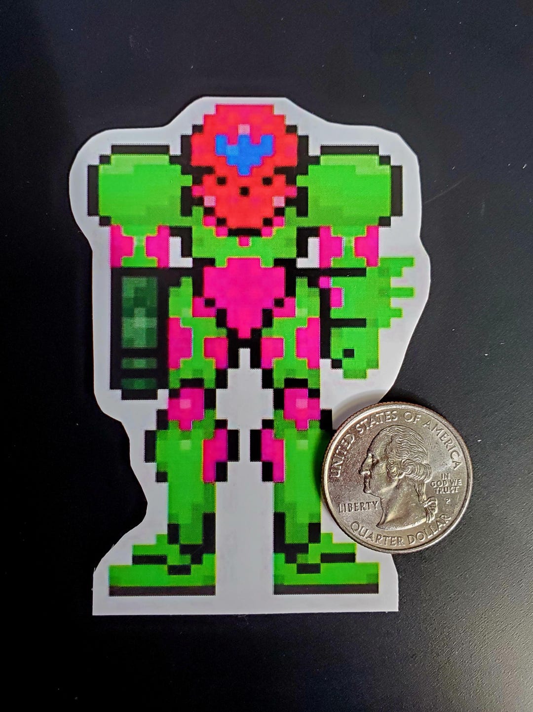 Fusion Cover Varia Suit Samus Sticker From Metroid - Etsy