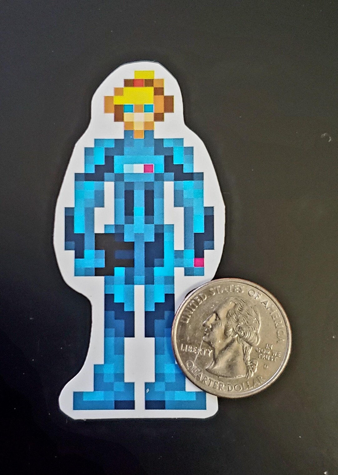Zero Suit Prime Samus Sticker From Metroid - Etsy