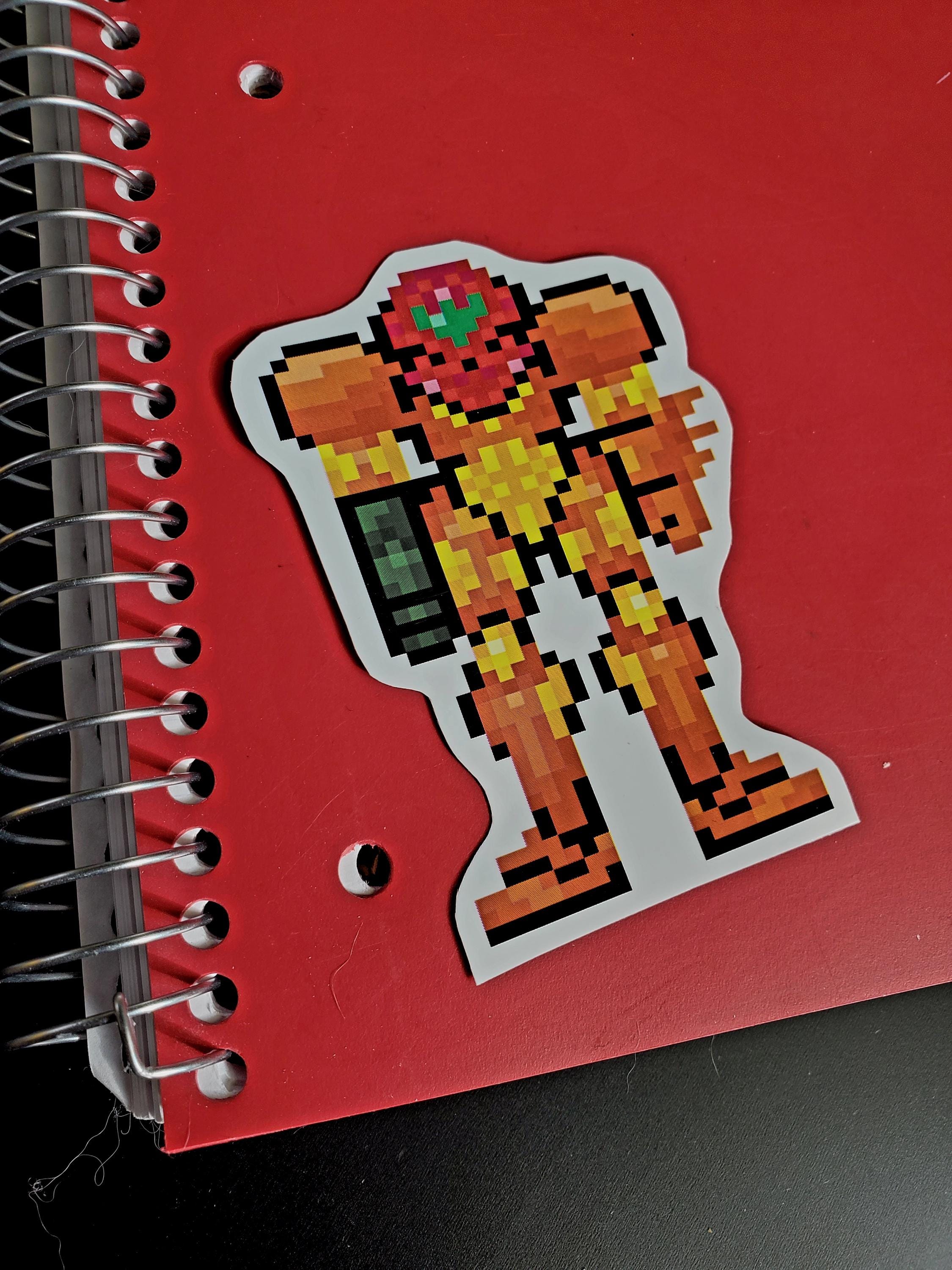 Fusion Cover Omega Suit Samus Sticker From Metroid - Etsy