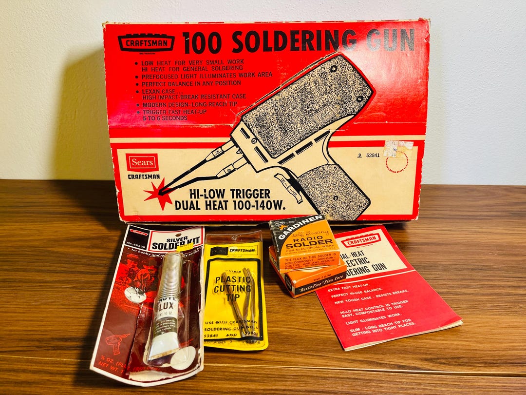 Vintage Craftsman 1970s Soldering Gun | Craftsman 100 Soldering Gun ...