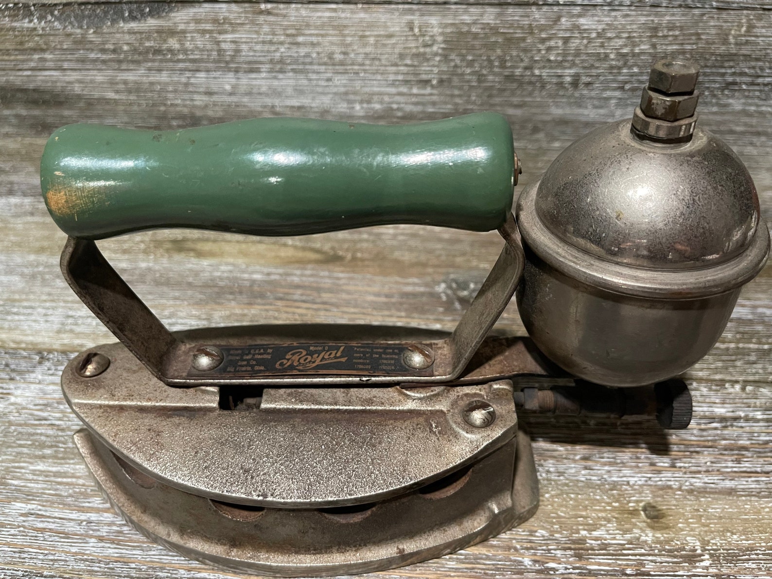 Antique Royal Model D Gas Iron Early Century Royal Gas - Etsy