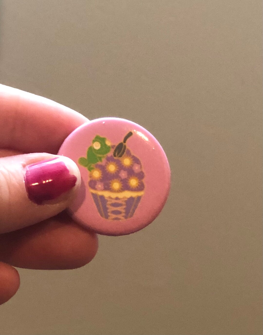 Tangled Button, Rapunzel Button, Disney Button, Cupcake Button, Button ...