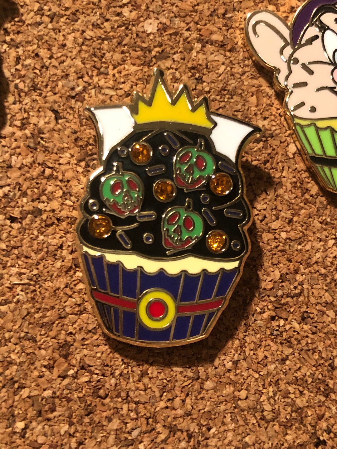 Evil Queen Pin, Evil Queen Cupcake Pin, Evil Queen Accessories, Disney ...