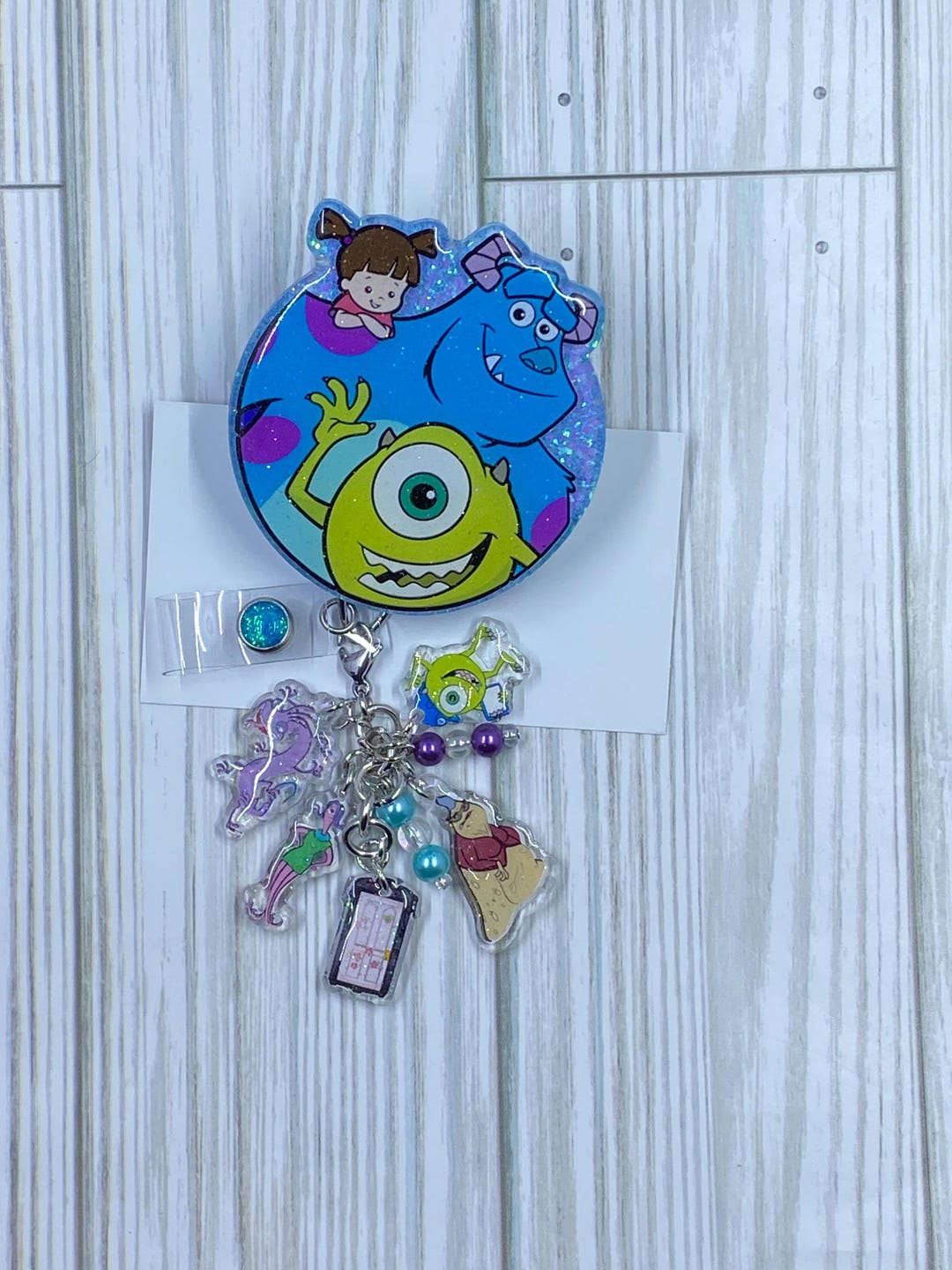Monsters Inc Badge Reel - Etsy