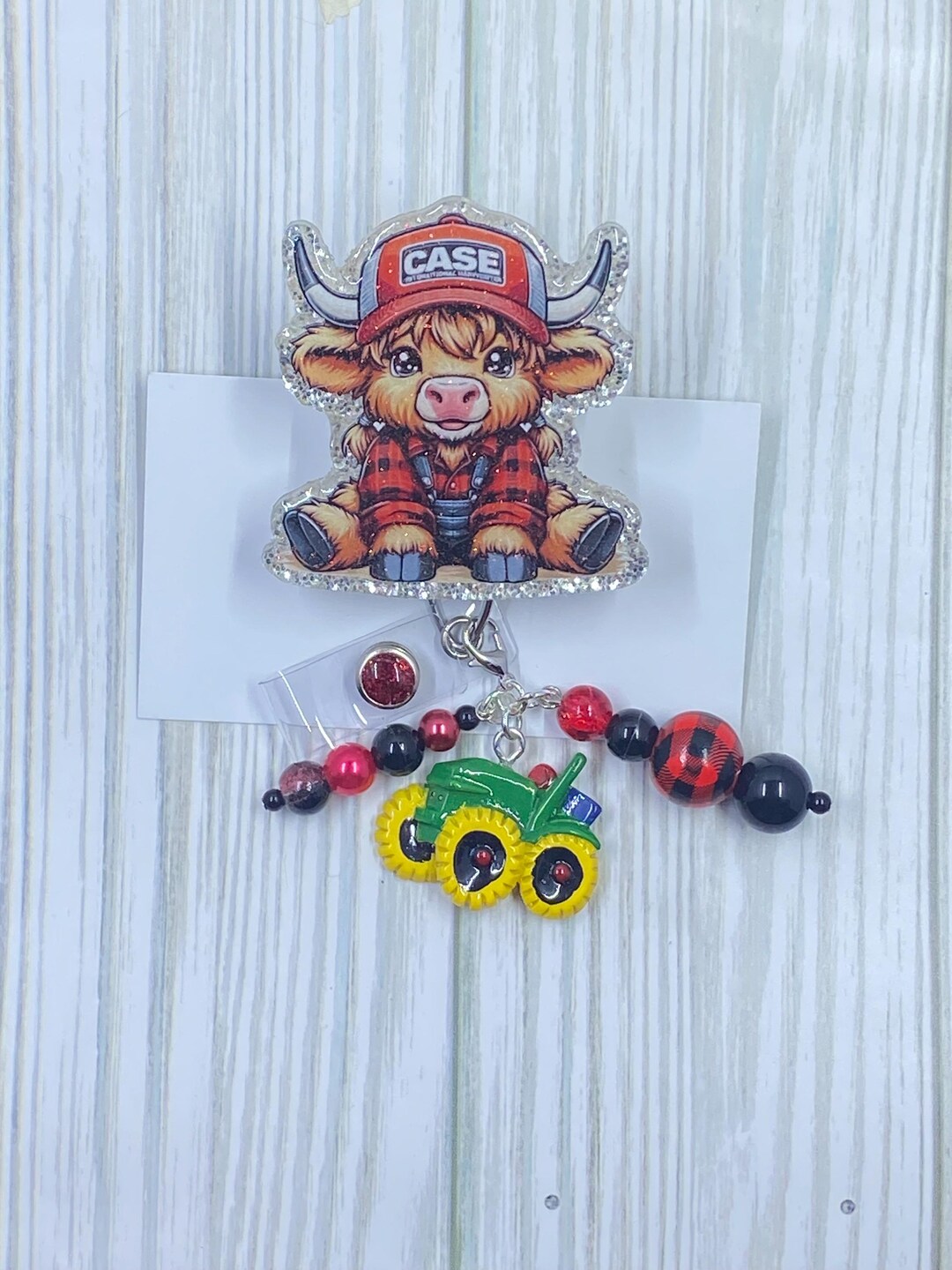 Highland Cow Badge Reel - Etsy