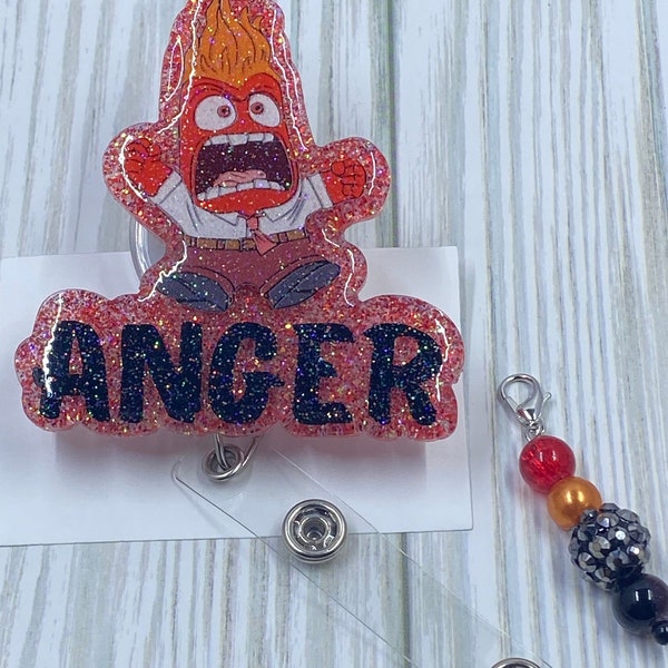 Inside Out Badge Reel Anxiety - Etsy