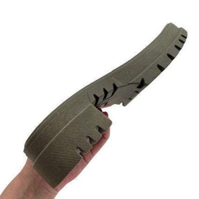 Rubber Platform Boot Soles: Non-slip DIY Shoe Outsoles (EU 36–41 / US 6 ...