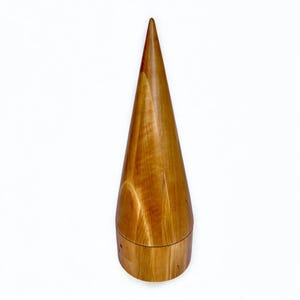 Wooden Cone Hat Block With Brim Plate Extender – Professional Millinery ...