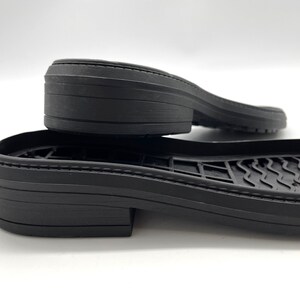 Boot Soles for Custom Made Shoes, Non Slip Rubber Sole Women Sizes US 6 ...