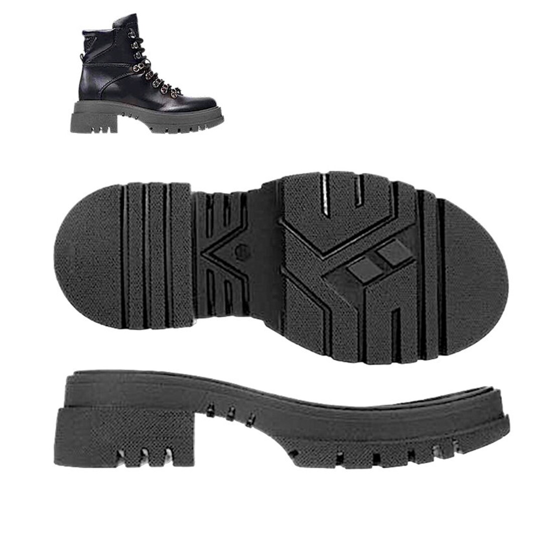 Rubber Platform Boot Soles: Non-slip DIY Shoe Outsoles (EU 36–41 / US 6 ...