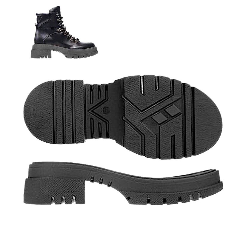 Rubber Platform Boot Soles: Non-slip DIY Shoe Outsoles (EU 36–41 / US 6 ...