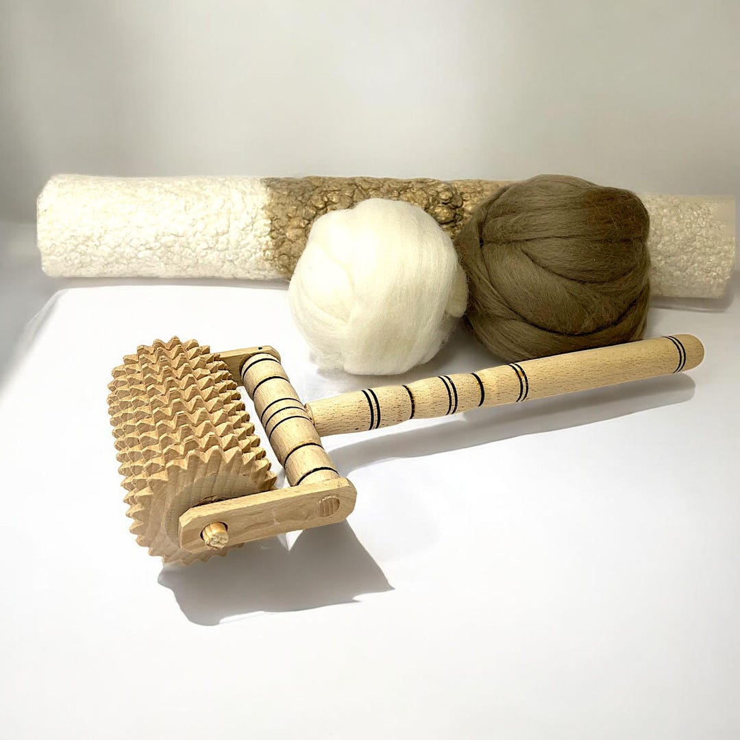 Wet Felting Tools: Wooden Roller for Felting Wool - Etsy