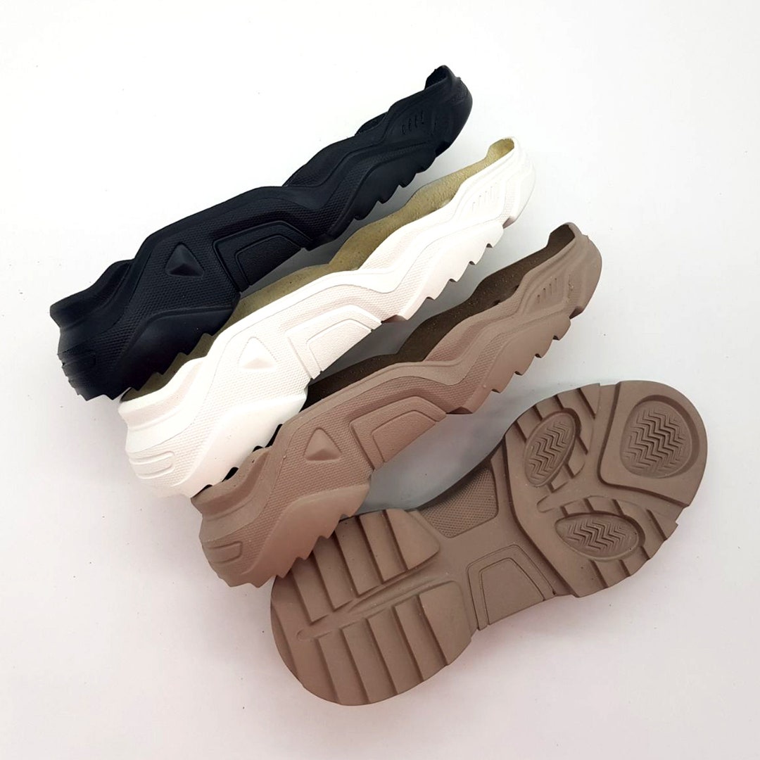 Sneaker Soles for Diy Shoes, Rubber Non Slip Shoe Sole, Women Sizes US ...