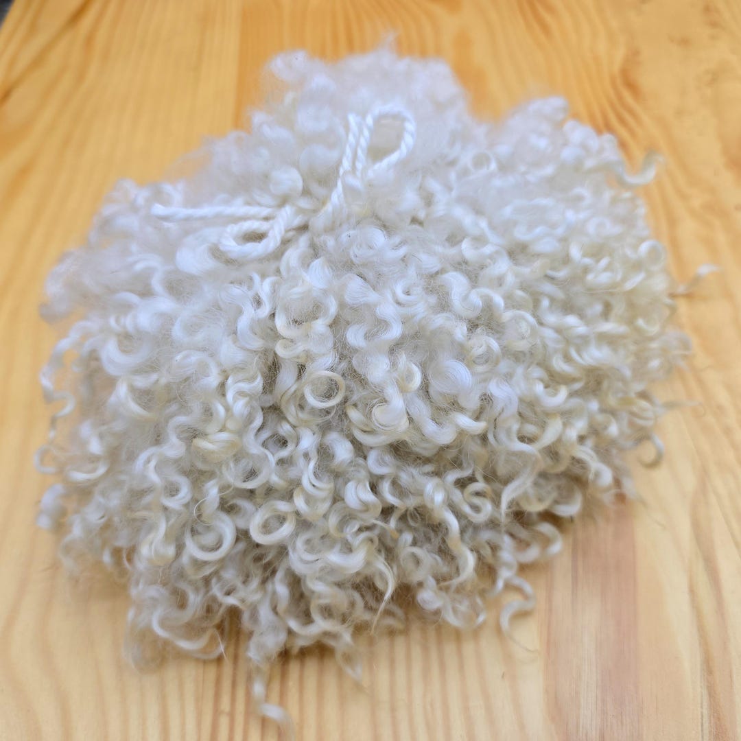 Wensleydale Wool Locks – Curly Doll Hair, Felting & Spinning Fiber 20g ...