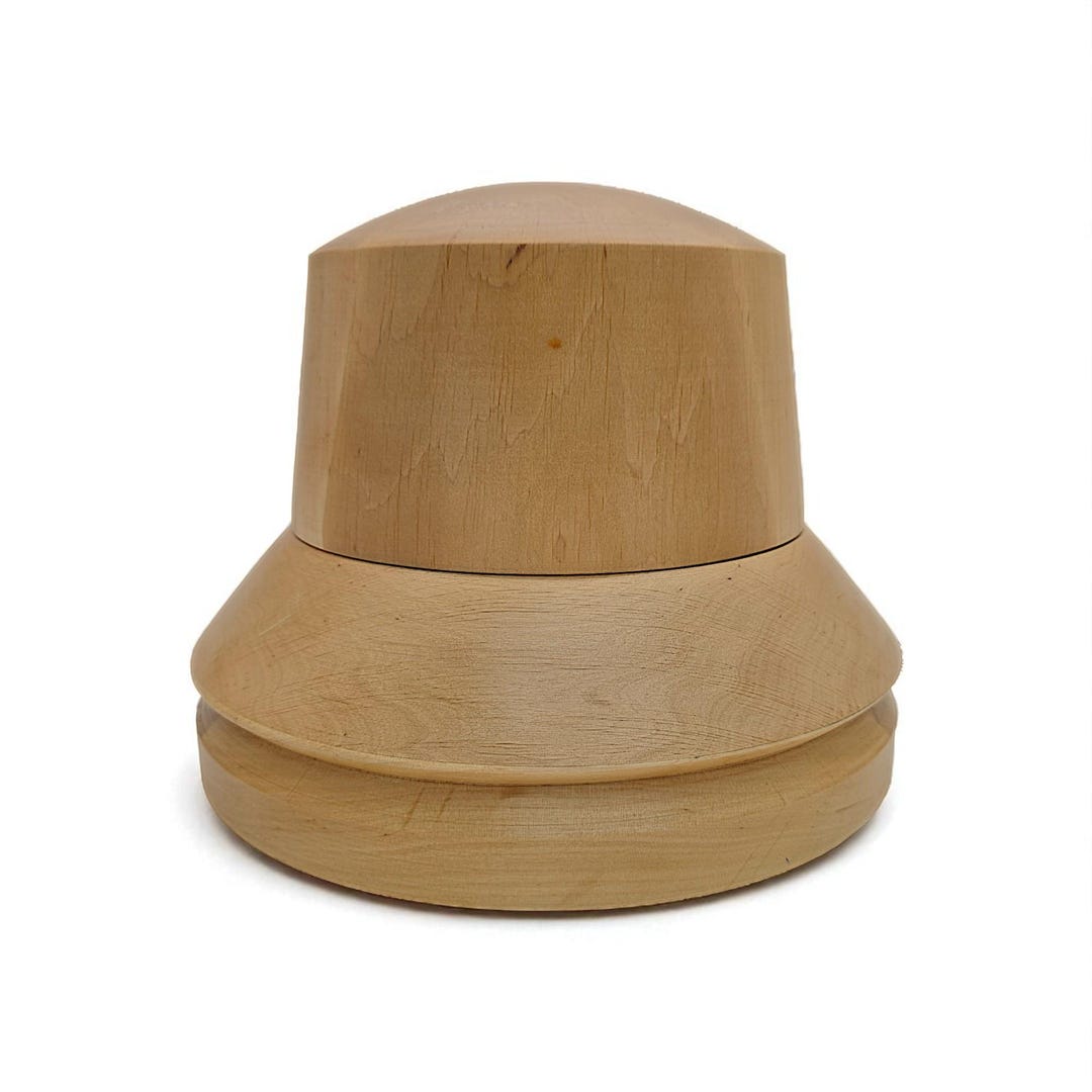 Wooden Hat Block: Millinery Crown Mold for Cloche & Bucket Hats - Etsy ...