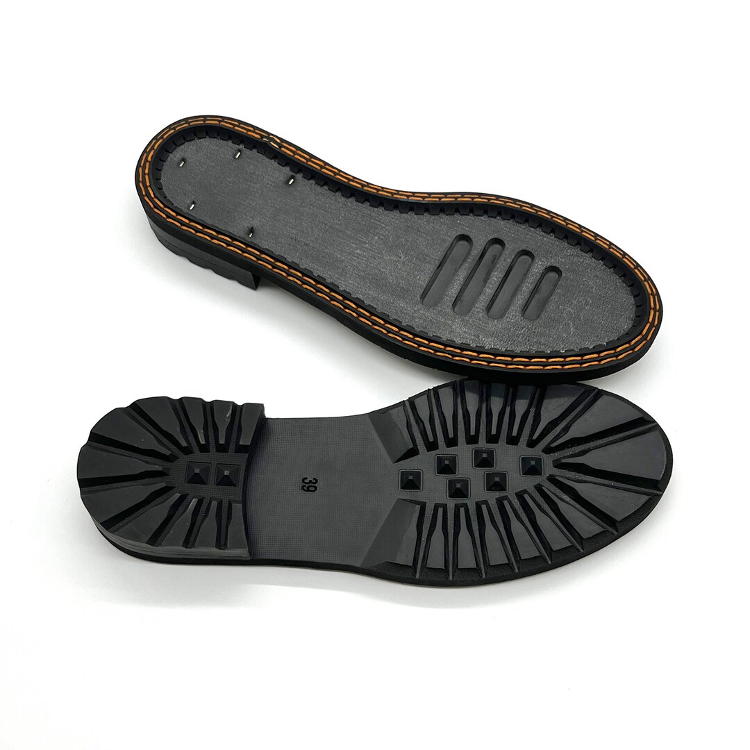 Women's Sole for DIY Shoes, Non Slip Rubber Boot Soles Sizes US 8/9 ...