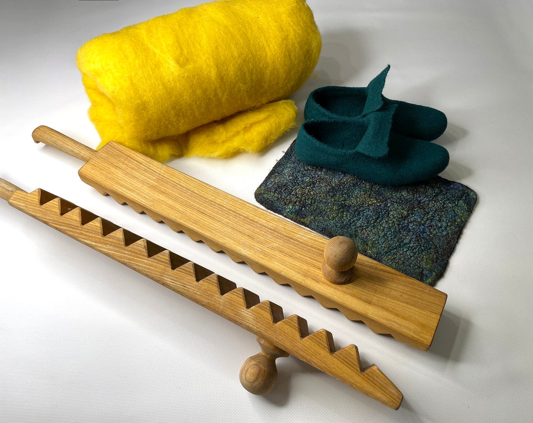 Wet Felting Tools Wooden Rollers Felting Supplies Handmade - Etsy