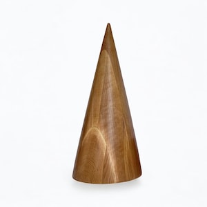 Wooden Cone Hat Block With Brim Plate Extender – Professional Millinery ...