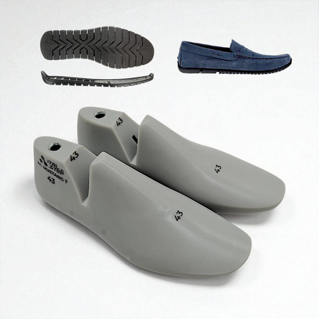 Men's Moccasin Shoe Last: Plastic Boot Mold for DIY Shoemaking (US 7-12 ...