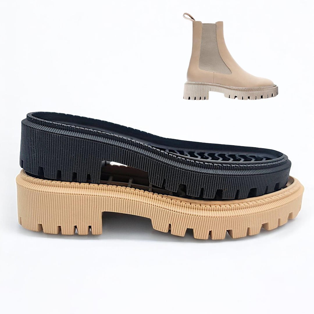 Women's Platform Boot Soles for DIY & Shoe Repair, Rubber Soles for ...