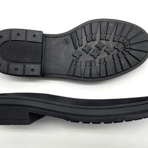 Boot Soles for Custom Made Shoes, Non Slip Rubber Sole Women Sizes US 6 ...