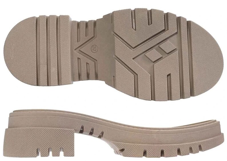 Rubber Platform Boot Soles: Non-slip DIY Shoe Outsoles (EU 36–41 / US 6 ...