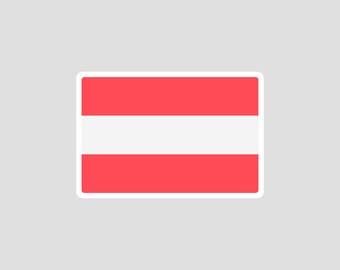 Austrian Flag Sticker - Etsy
