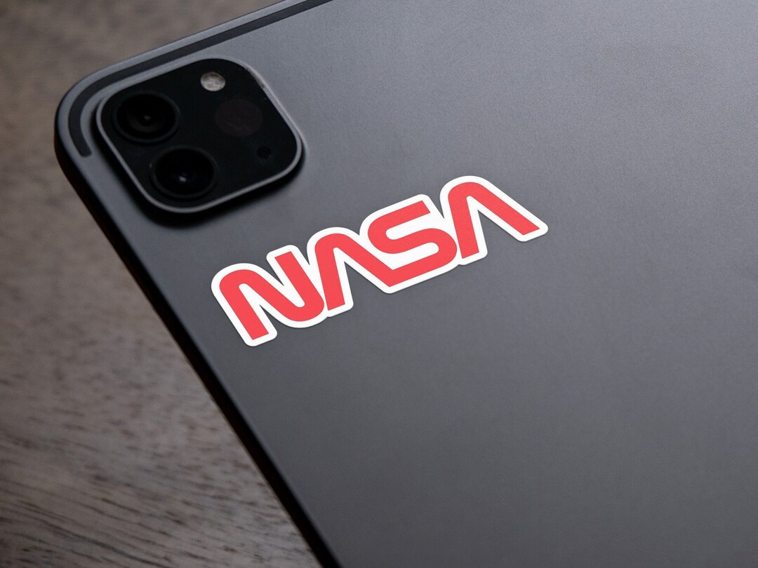 NASA Worm Logo Sticker - Etsy